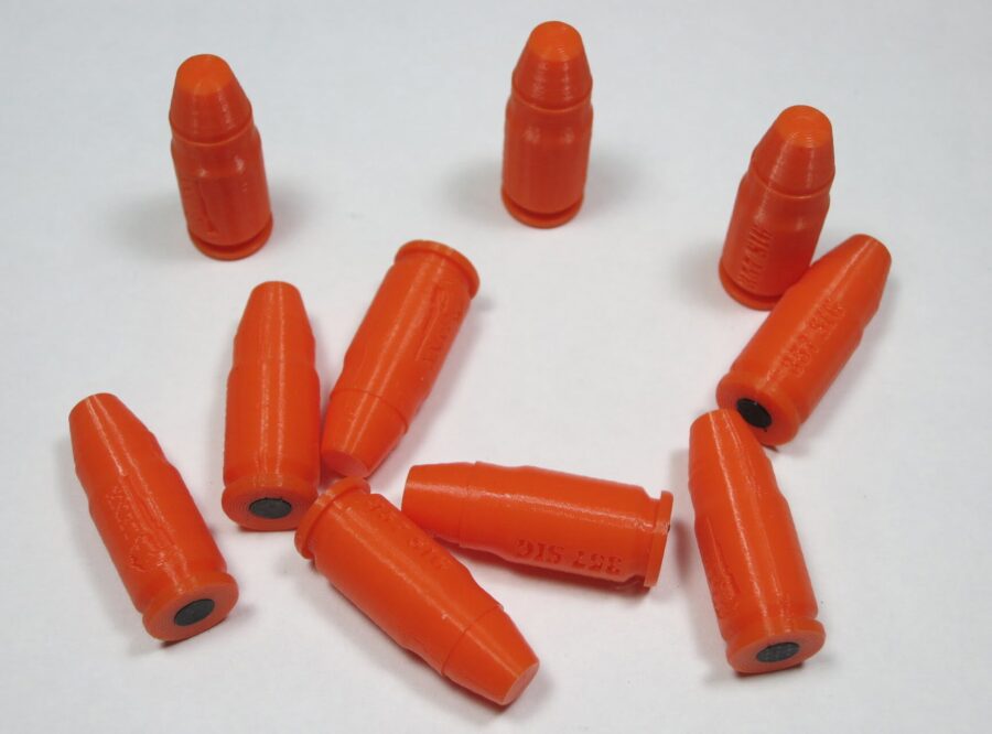 357 SIG Plastic Snap Caps / Dummy Training Rounds (10 Pack) - Lynx-ammo
