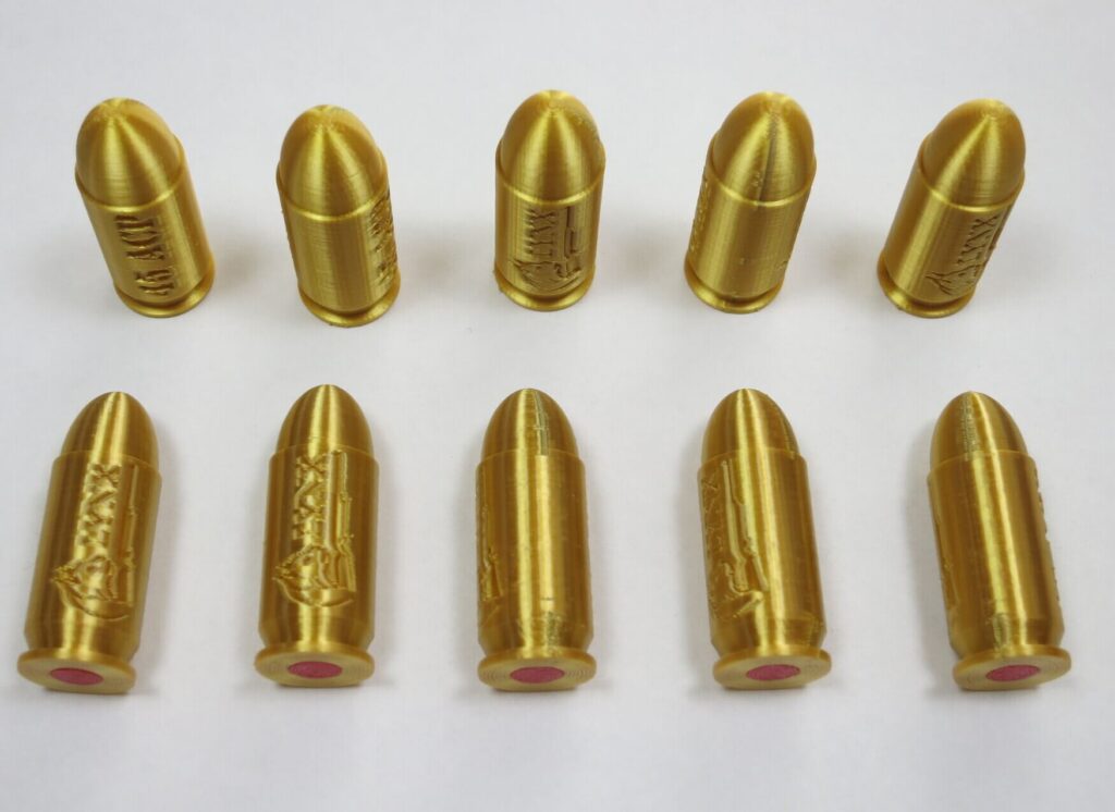 45 ACP Plastic Snap Caps / Dummy Training Rounds (10 Pack) - Lynx-ammo