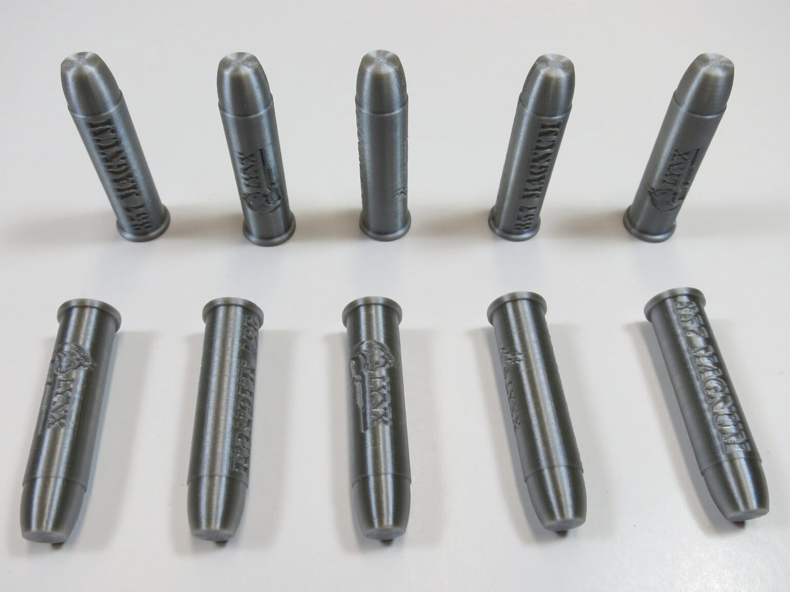 357 Magnum Plastic Snap Caps / Dummy Training Rounds (10 Pack) - Lynx-ammo