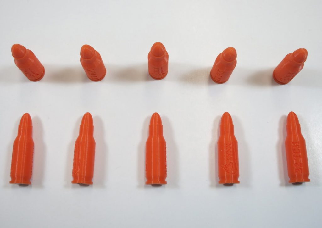 22 TCM Plastic Snap Caps / Dummy Training Rounds (10 Pack) - Lynx-ammo