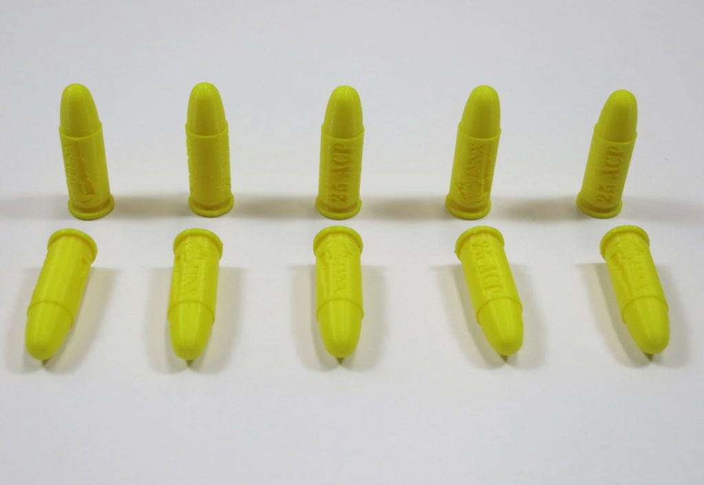 25 ACP Plastic Snap Caps / Dummy Training Rounds (10 Pack) - Lynx-ammo
