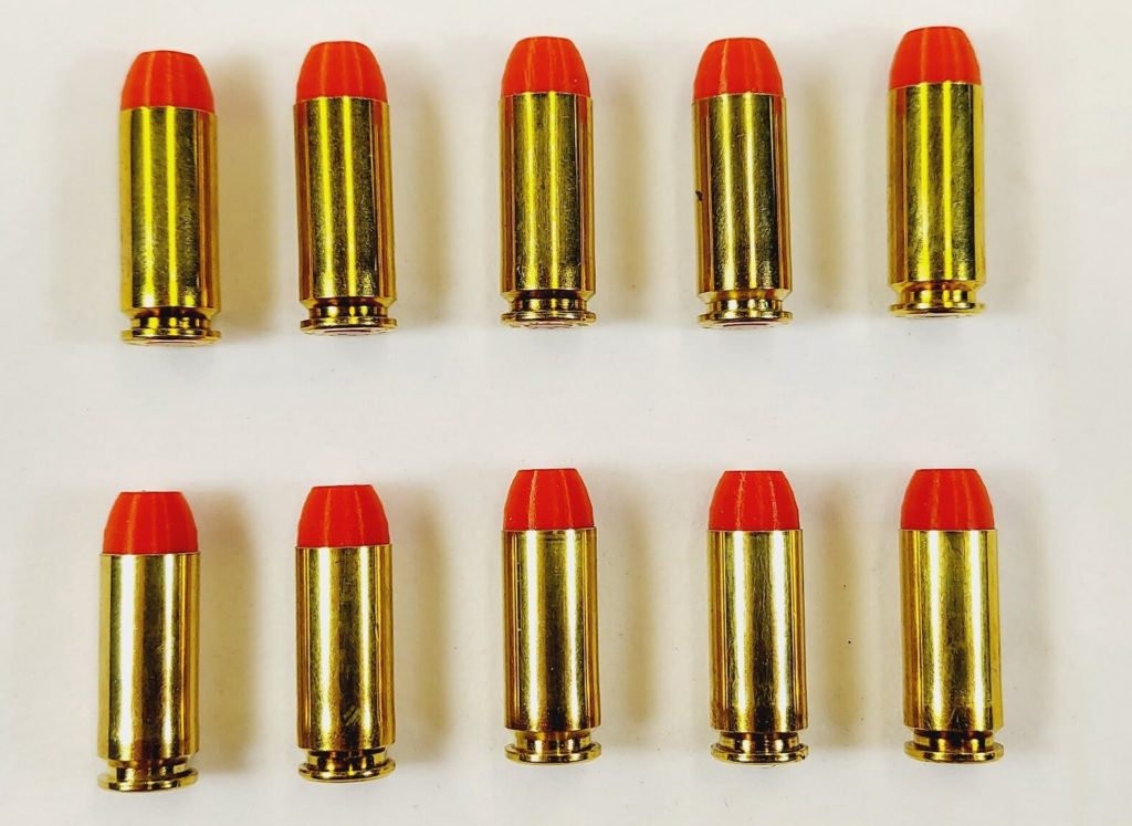 10mm AUTO Brass Snap caps / Dummy Training Rounds (10 pack) - Lynx-ammo