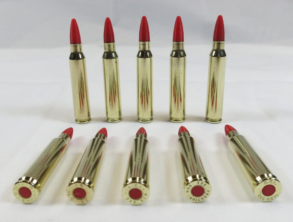 223 Remington / 5.56 NATO Brass Snap caps / Dummy Training Rounds (10 ...