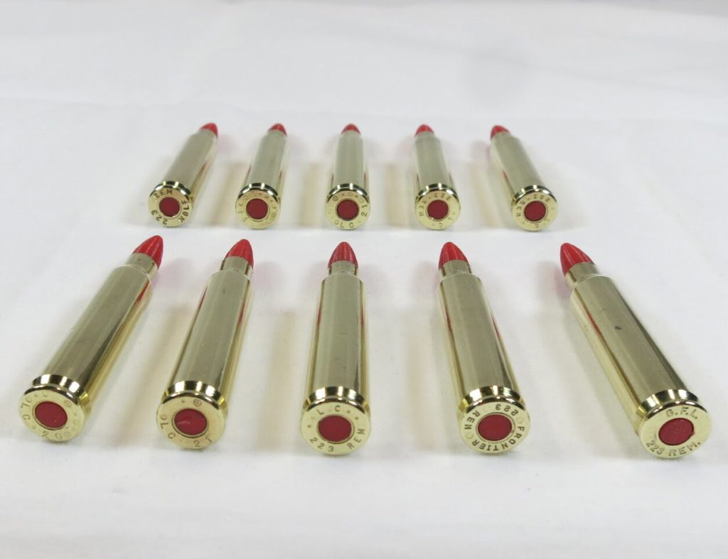 223 Remington / 5.56 NATO Brass Snap caps / Dummy Training Rounds (10 ...