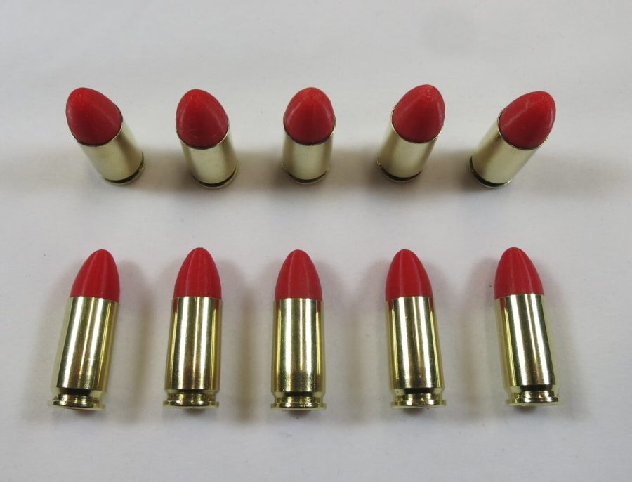 9mm Luger Brass Snap caps / Dummy Training Rounds (10 pack) - Lynx-ammo