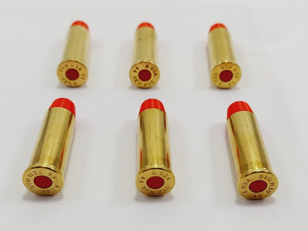 44 Magnum Brass Snap caps / Dummy Training Rounds (6 pack) - Lynx-ammo