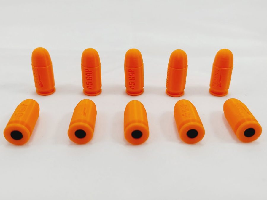 45 GAP Plastic Snap Caps / Dummy Training Rounds (10 Pack) - Lynx-ammo